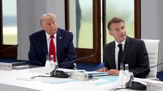 Trump jokes 'I'm the boss' ahead of session with G7 leaders
