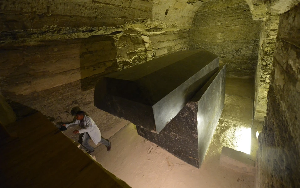 Ancient granite coffers in Saqqara still defy full explanation