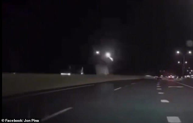 Dashcam captures private jet crash on Texas highway