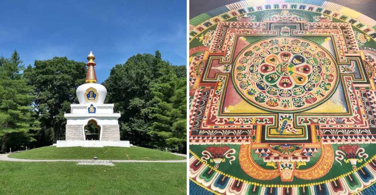 This stunning Tibetan temple in Indiana is home to one of America’s ...