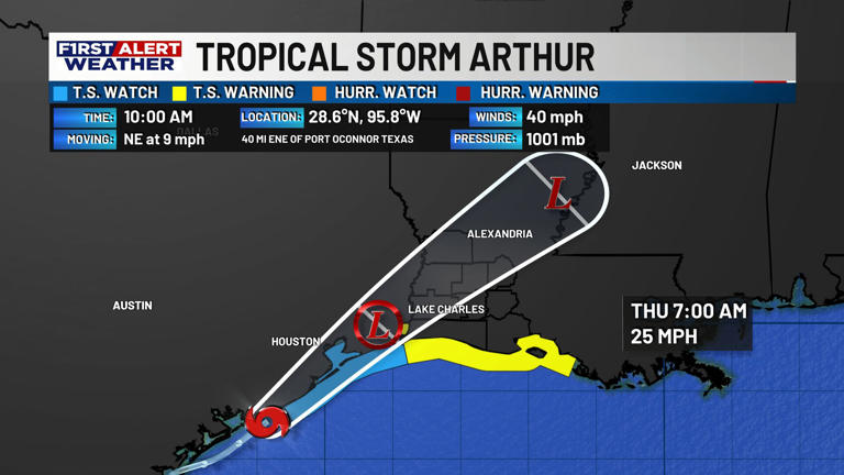 Some SWLA offices, roads remain closed post-tropical cyclone Arthur