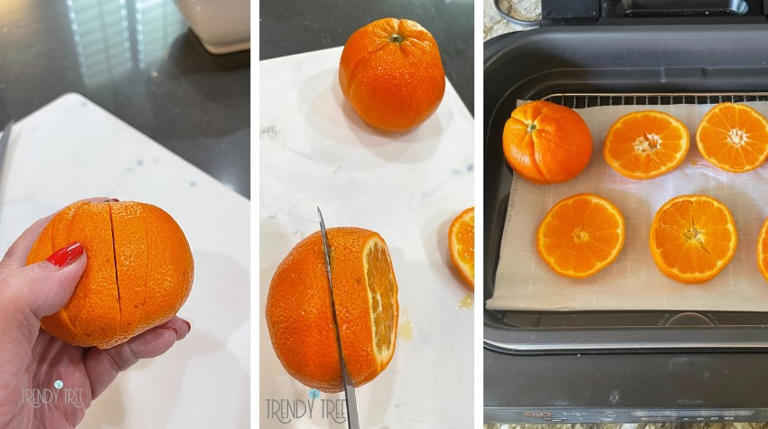 My experiment dehydrating oranges