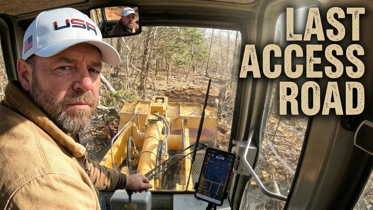 Building a new access road from scratch: how we opened hidden property land