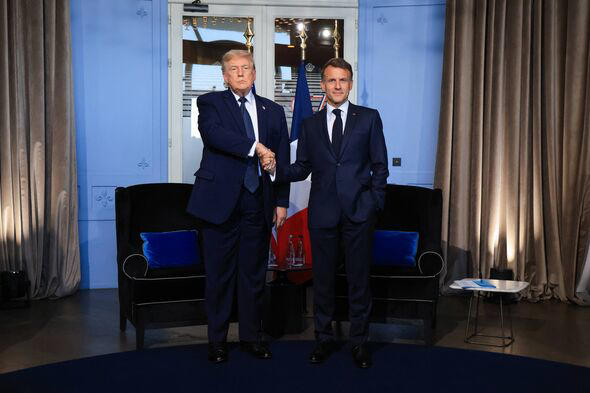'Tired' Donald Trump performs unusual 'dead fish' handshake with ...