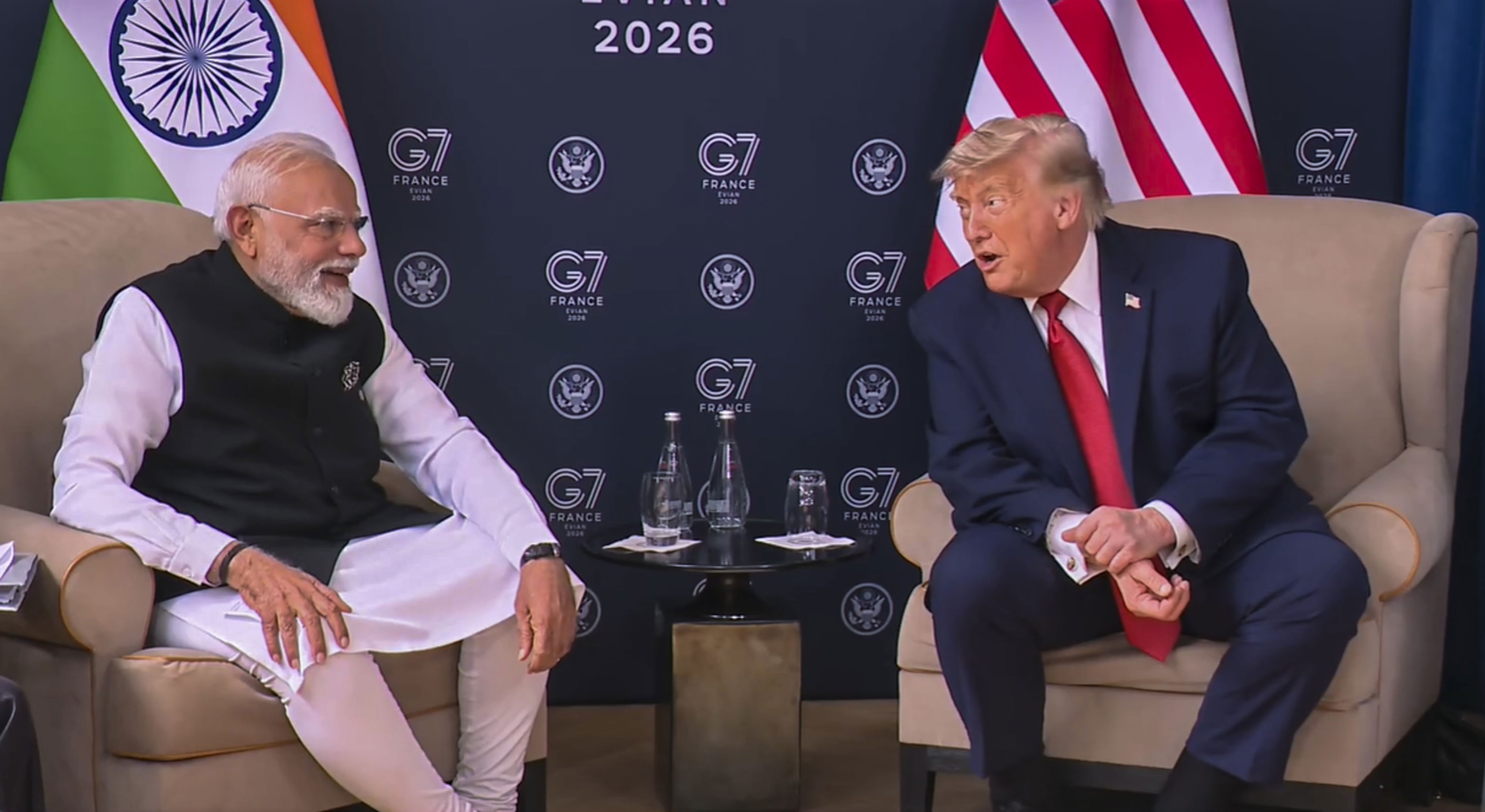 Trump praises Modi as 'tough negotiator' after talks on G7 sidelines