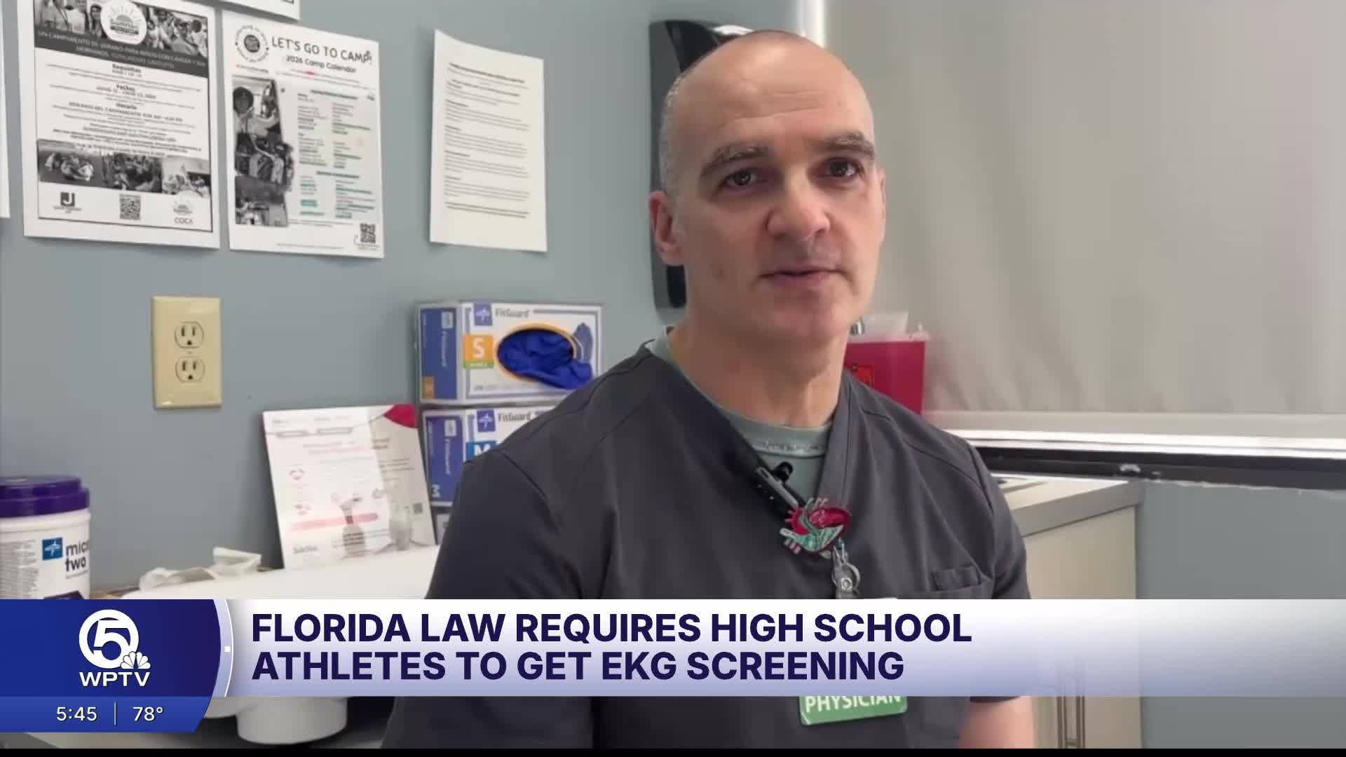 New law requires EKG screening for Florida student athletes