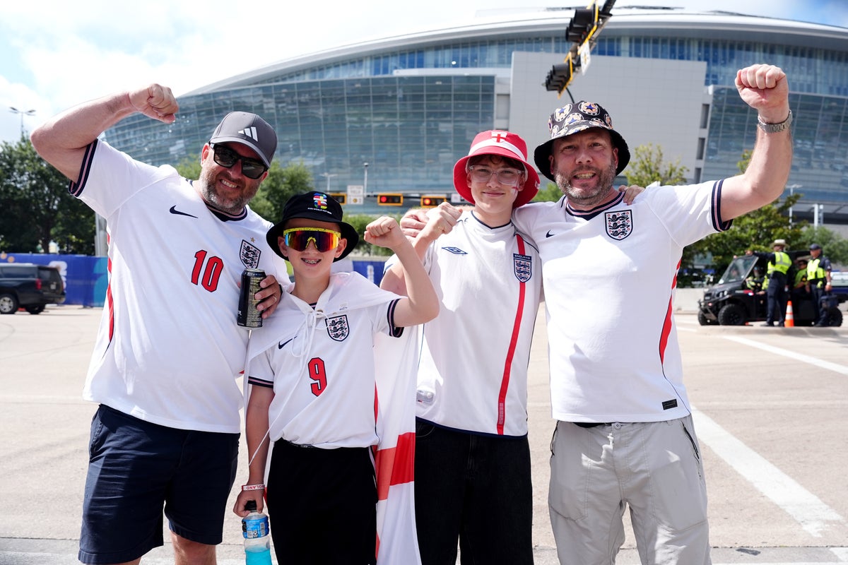 England fans descend on Dallas ahead of World Cup opener
