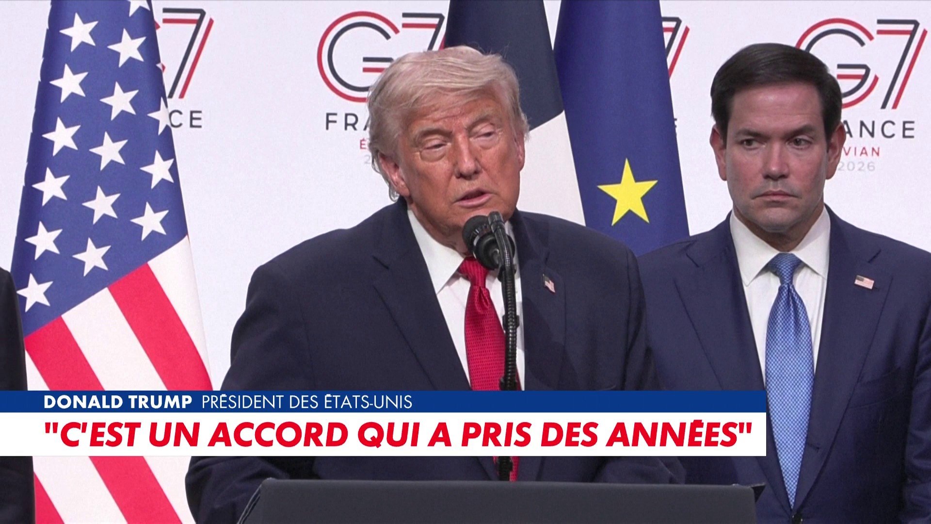 G7 : l'accord entre les États-Unis et l'Iran « a pris des années », dit ...
