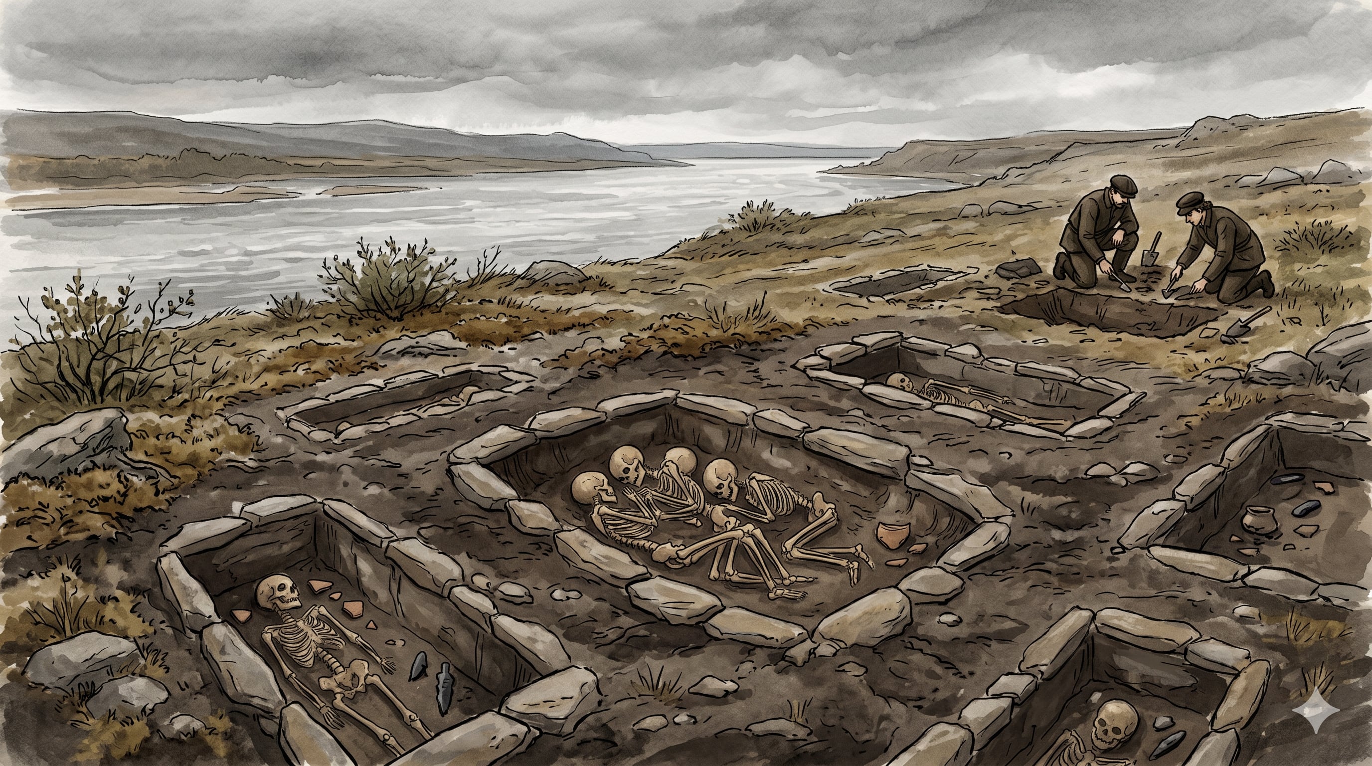 Hunter-gatherer plague epidemic shatters agrarian theory