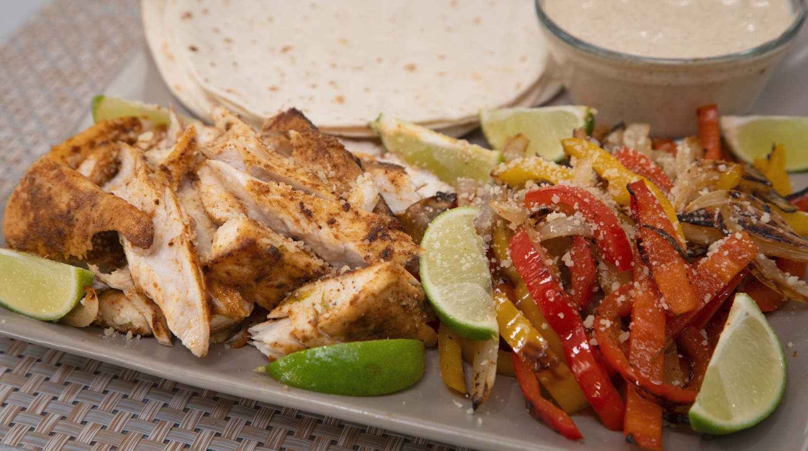 Blackened Mahi Mahi Fajitas with Chili Lime Crema with Smith's Chef Jeff