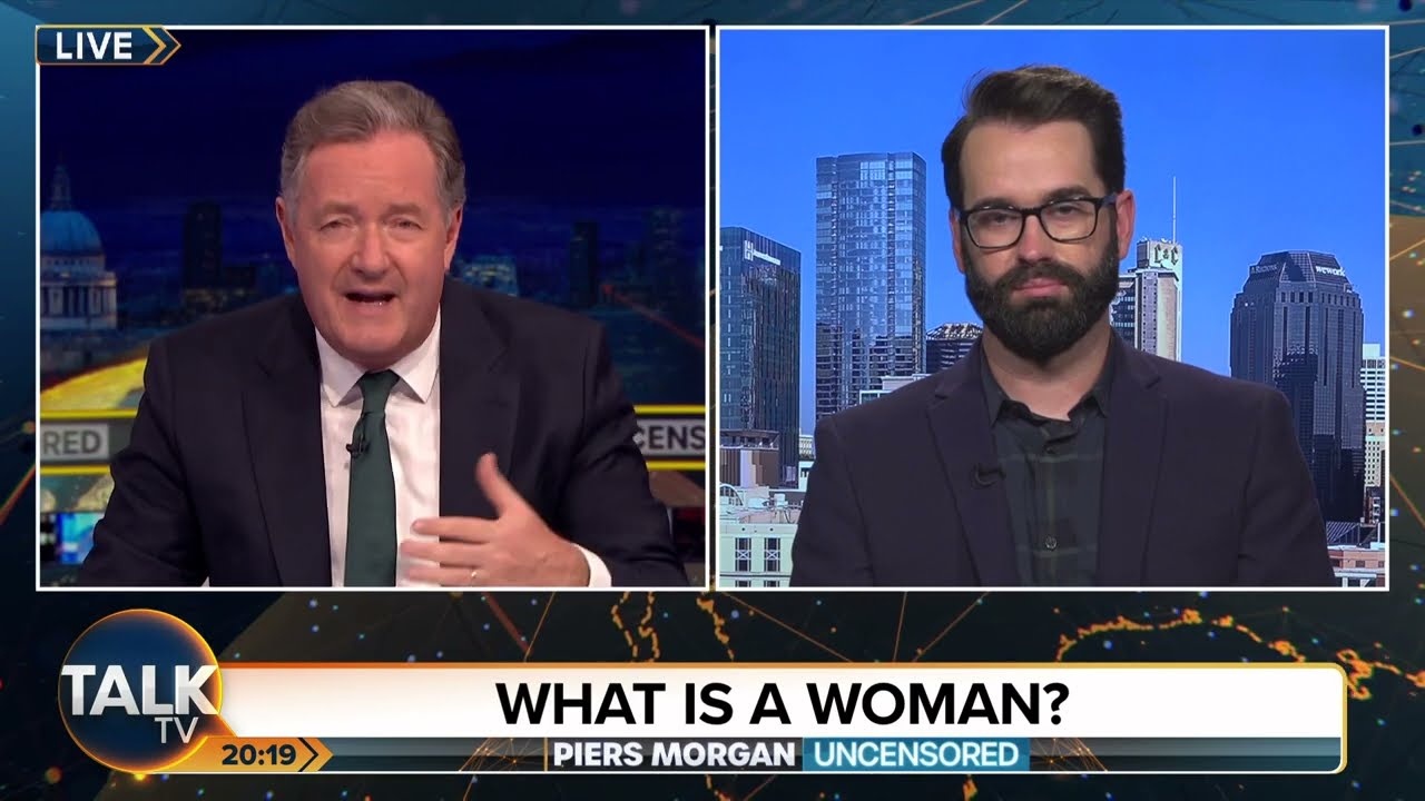 Can you define a woman? - Heated Piers Morgan debate gets uncomfortable ...