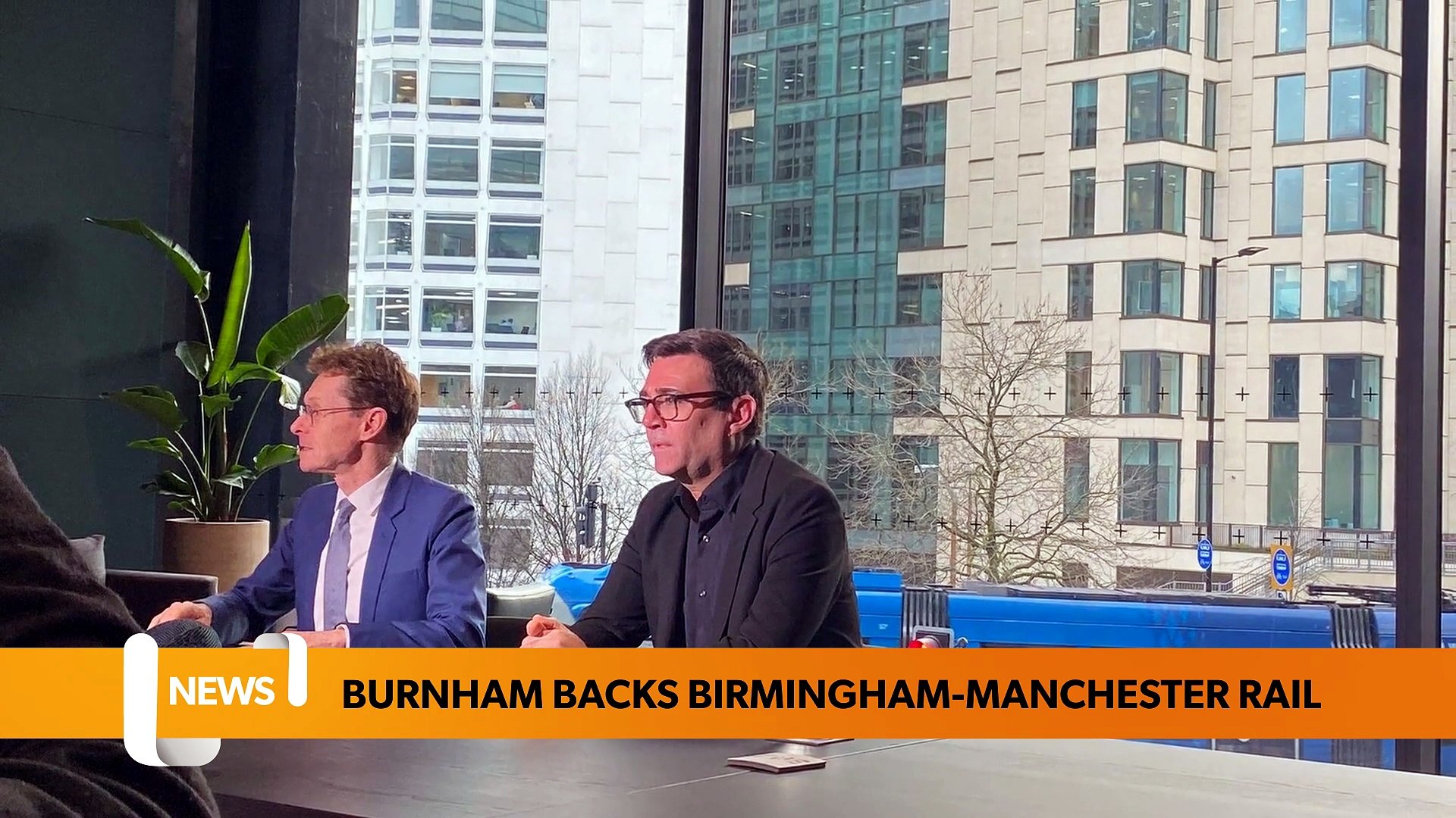 Burnham vows new Birmingham‑Manchester high‑speed rail