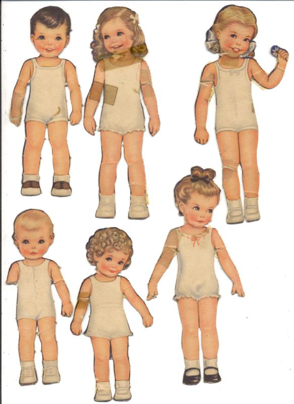 Vintage paper dolls from the ’40s and ’50s worth serious money