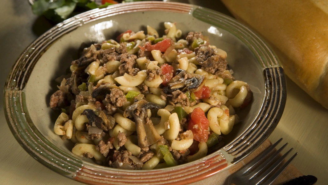 Cozy up with one-pot American goulash