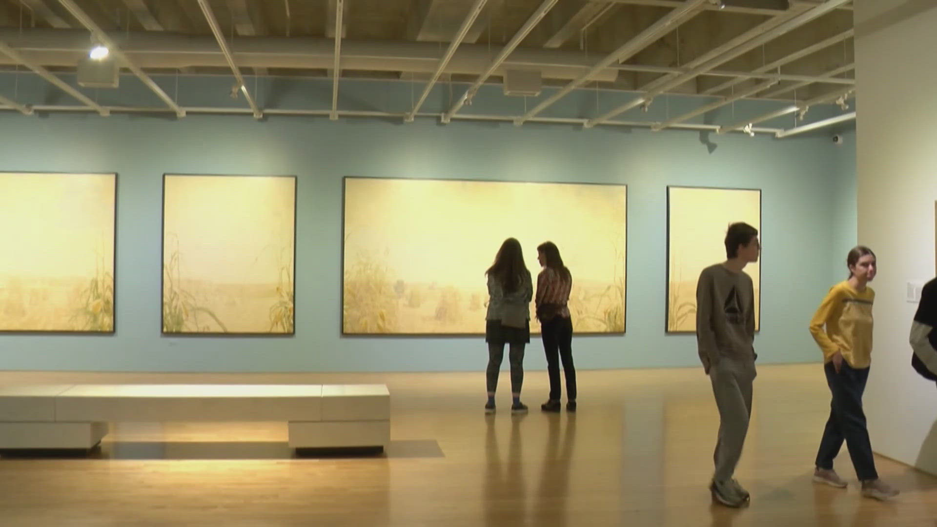 Corn Room mural returns home to Iowa after restoration