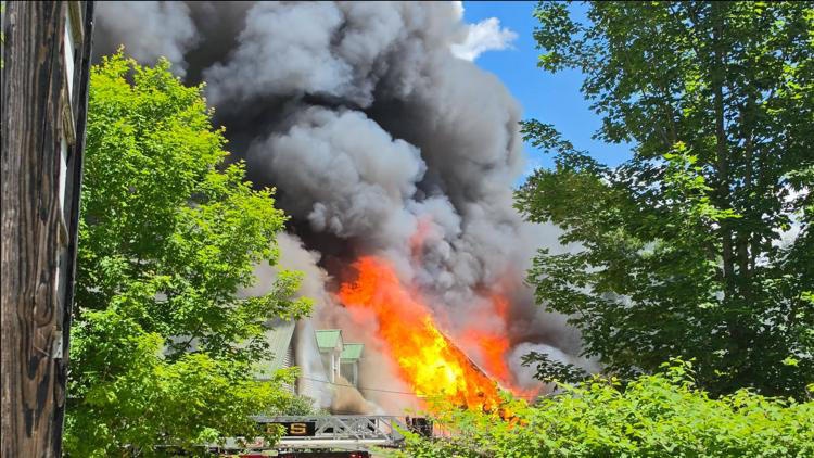 Crews get Casco house fire under control