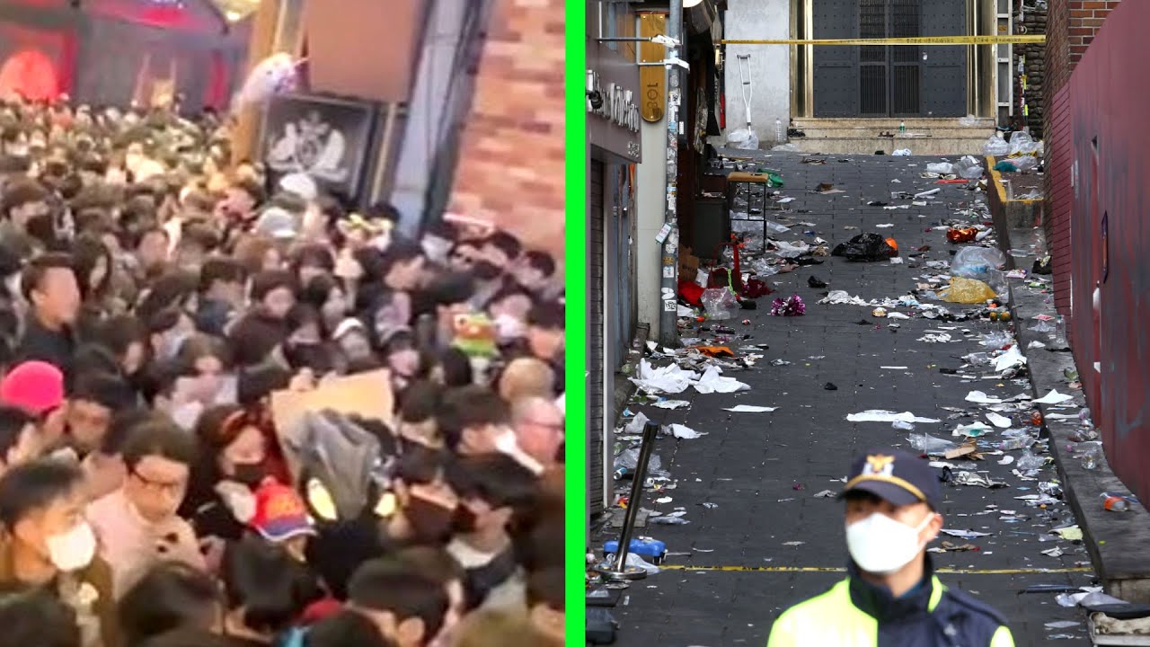 More than 100,000 people filled the streets, then panic took over