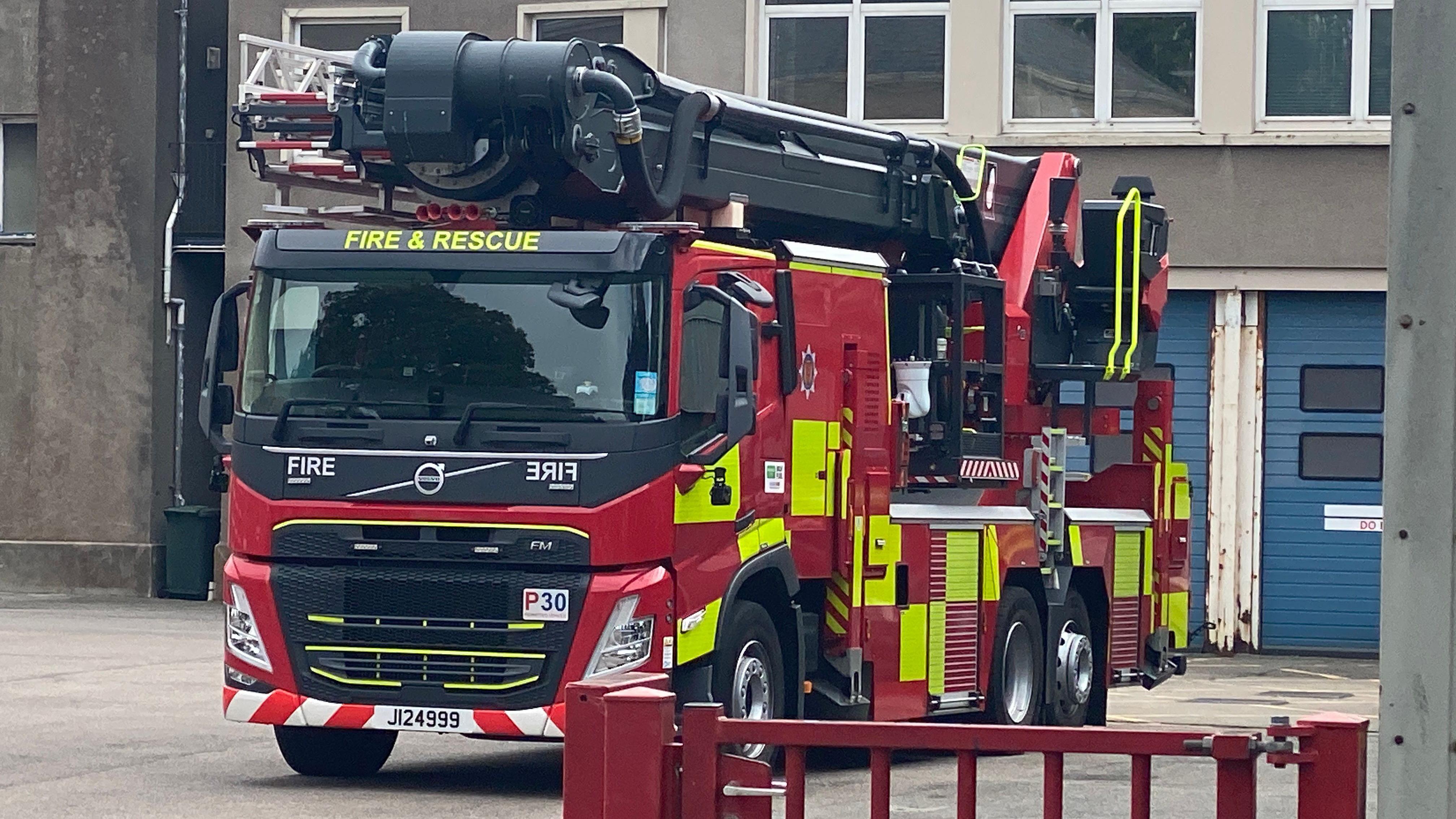 Three people taken to hospital after basement fire