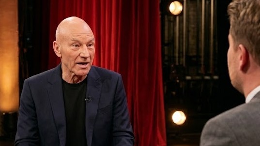 Patrick Stewart mocked him for 10 seconds - then he lost control