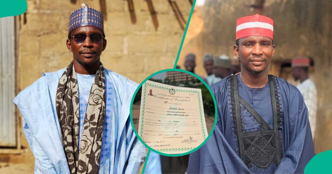 Graduate displays certificate of exemption from NYSC, shares why he was ...