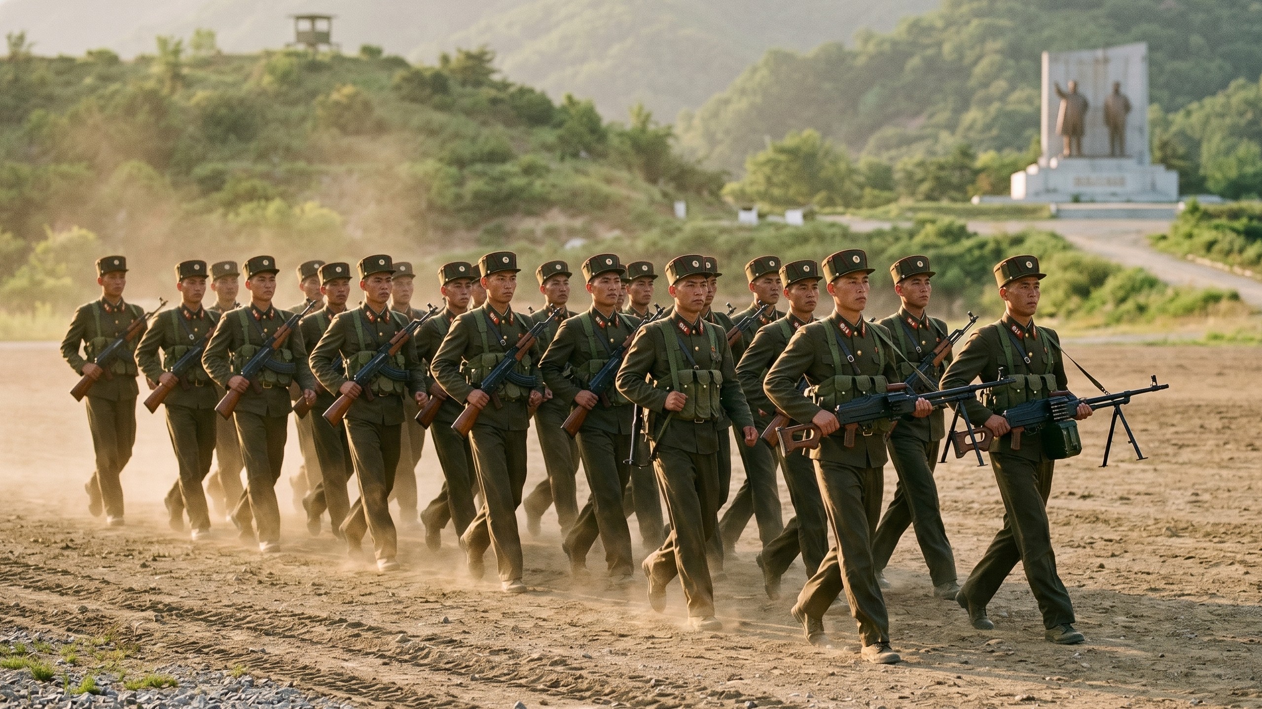 An American officer tried to cut down a tree - North Korean soldiers ...