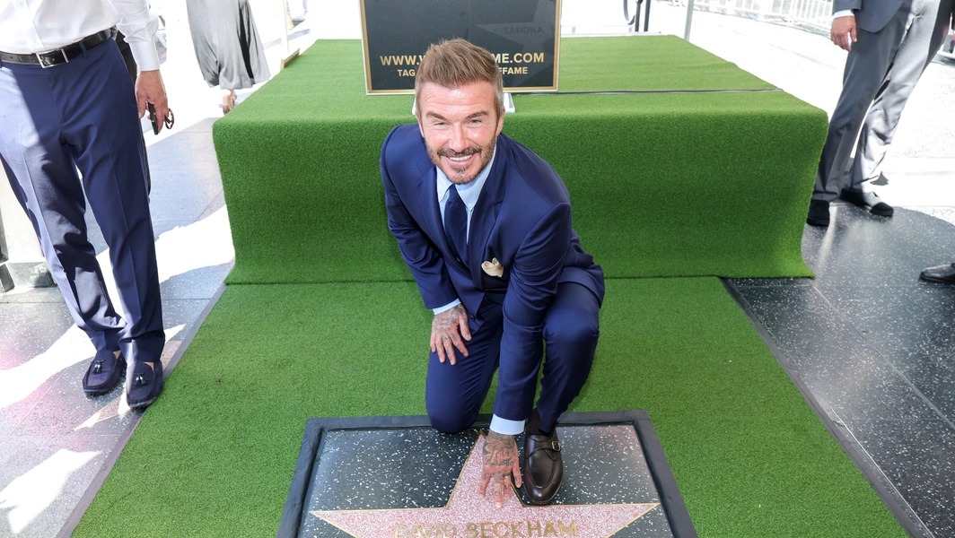 David Beckham receives Hollywood Walk of Fame star