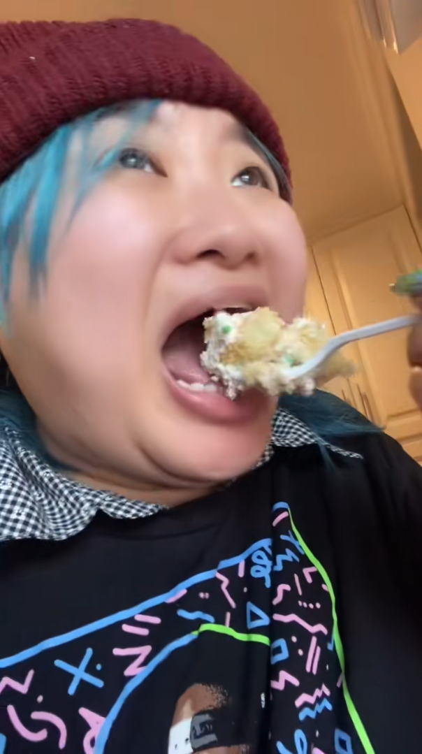 Don’t forget to eat your veggies! Cabbage cake surprise
