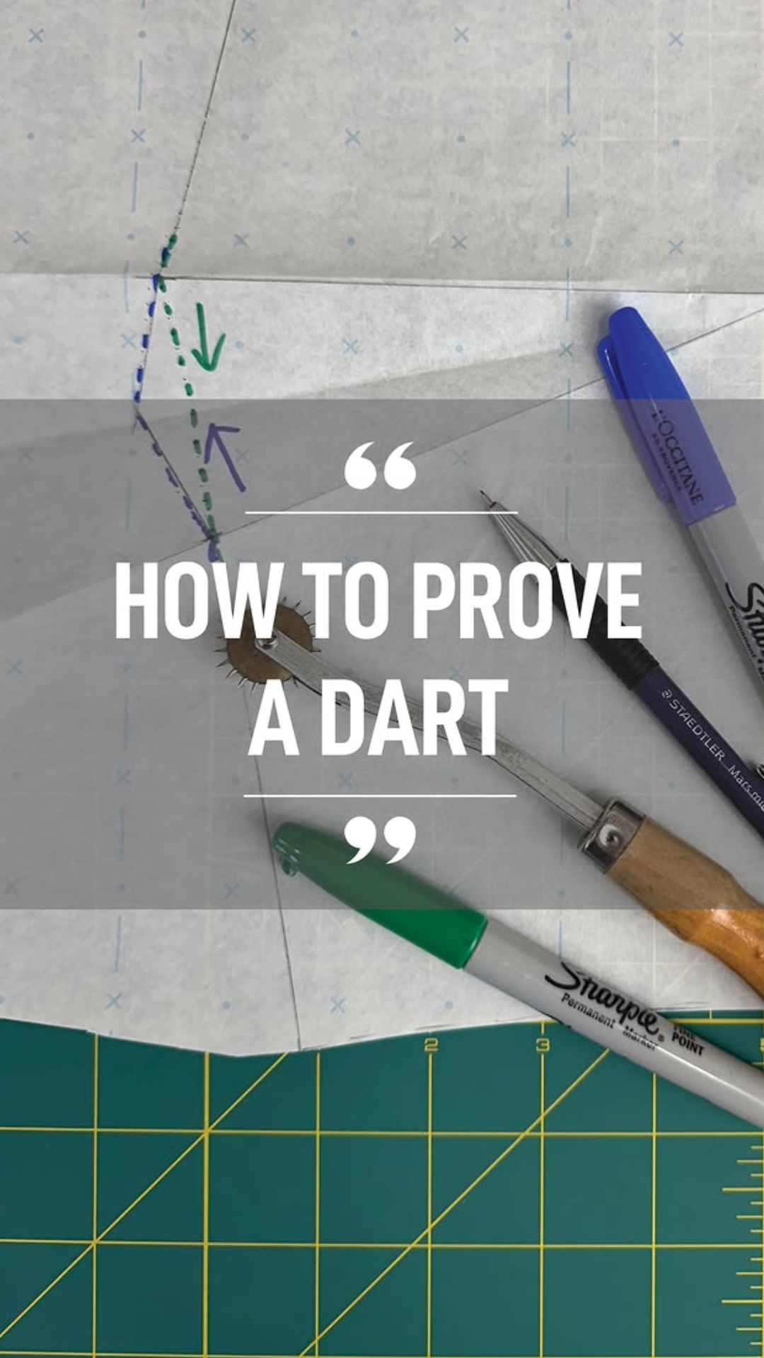 Why dart direction matters in sewing and pattern making