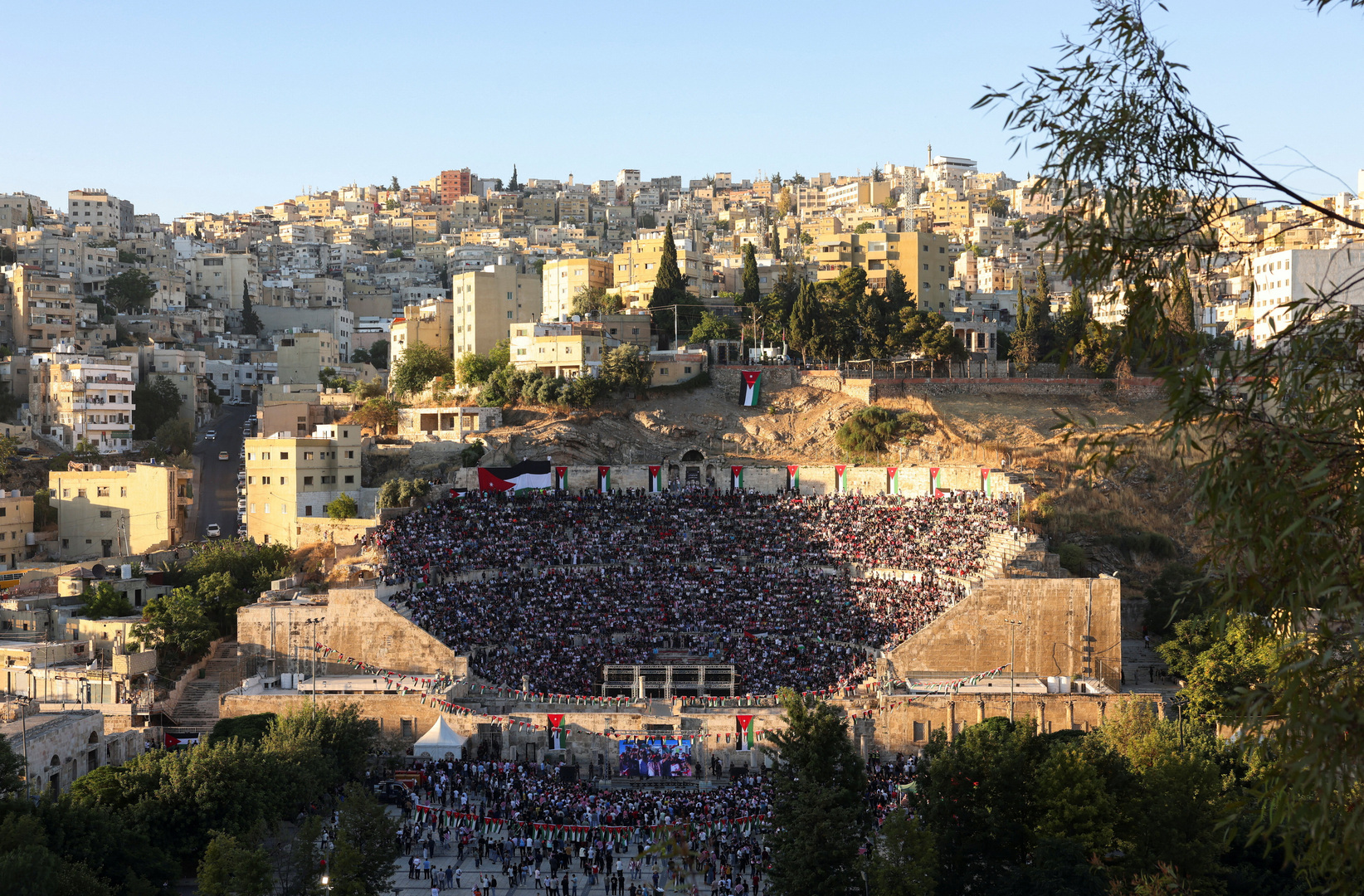 Jordan fans enjoy World Cup debut in Roman amphitheatre