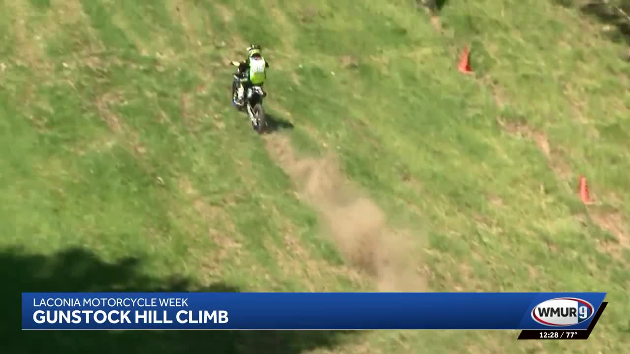 Riders attempt Gunstock Hill Climb during Laconia Motorcycle Week