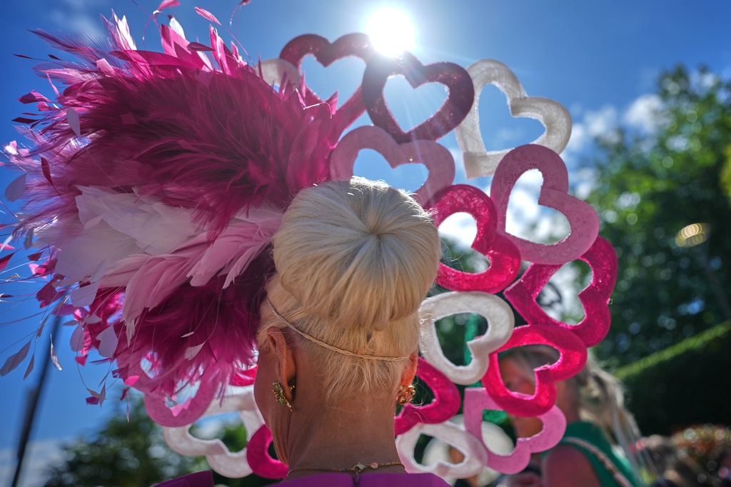Creative and colorful hats steal the show at the Royal Ascot horse ...