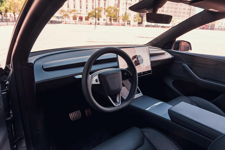 View interior photos of the 2026 Tesla Model Y Performance