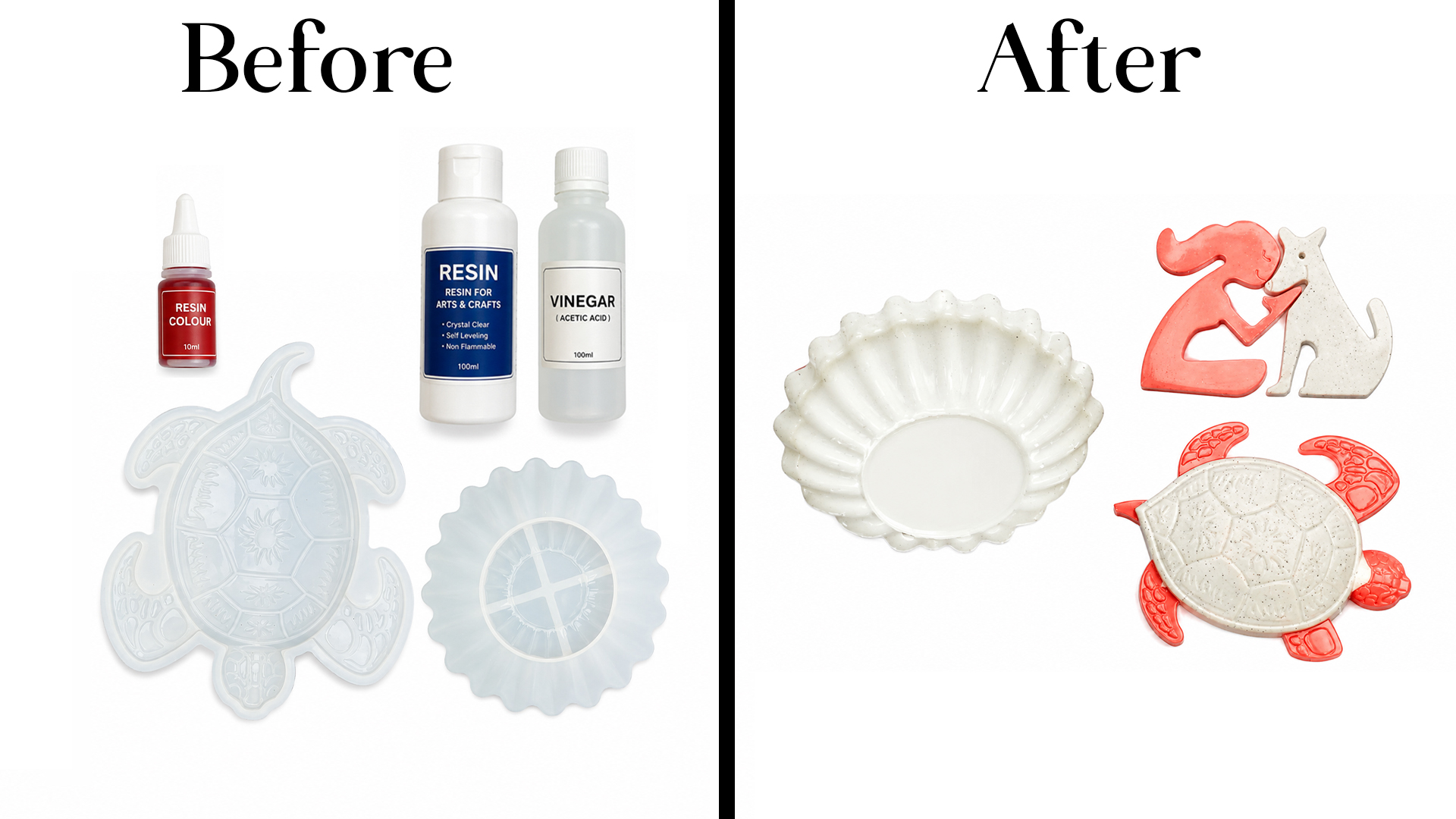 Does vinegar damage ResinCrete or improve it?