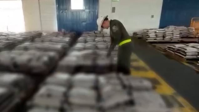 Colombian police find 2.4 tonnes of cocaine hidden in coffee shipment ...