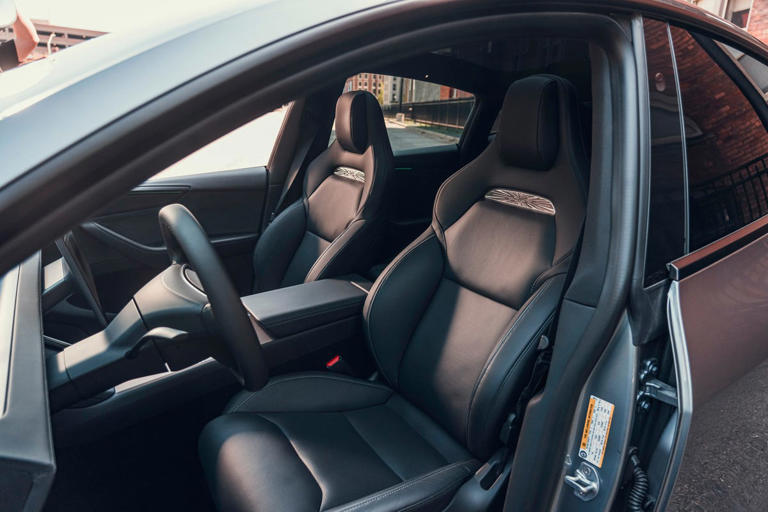 View interior photos of the 2026 Tesla Model Y Performance