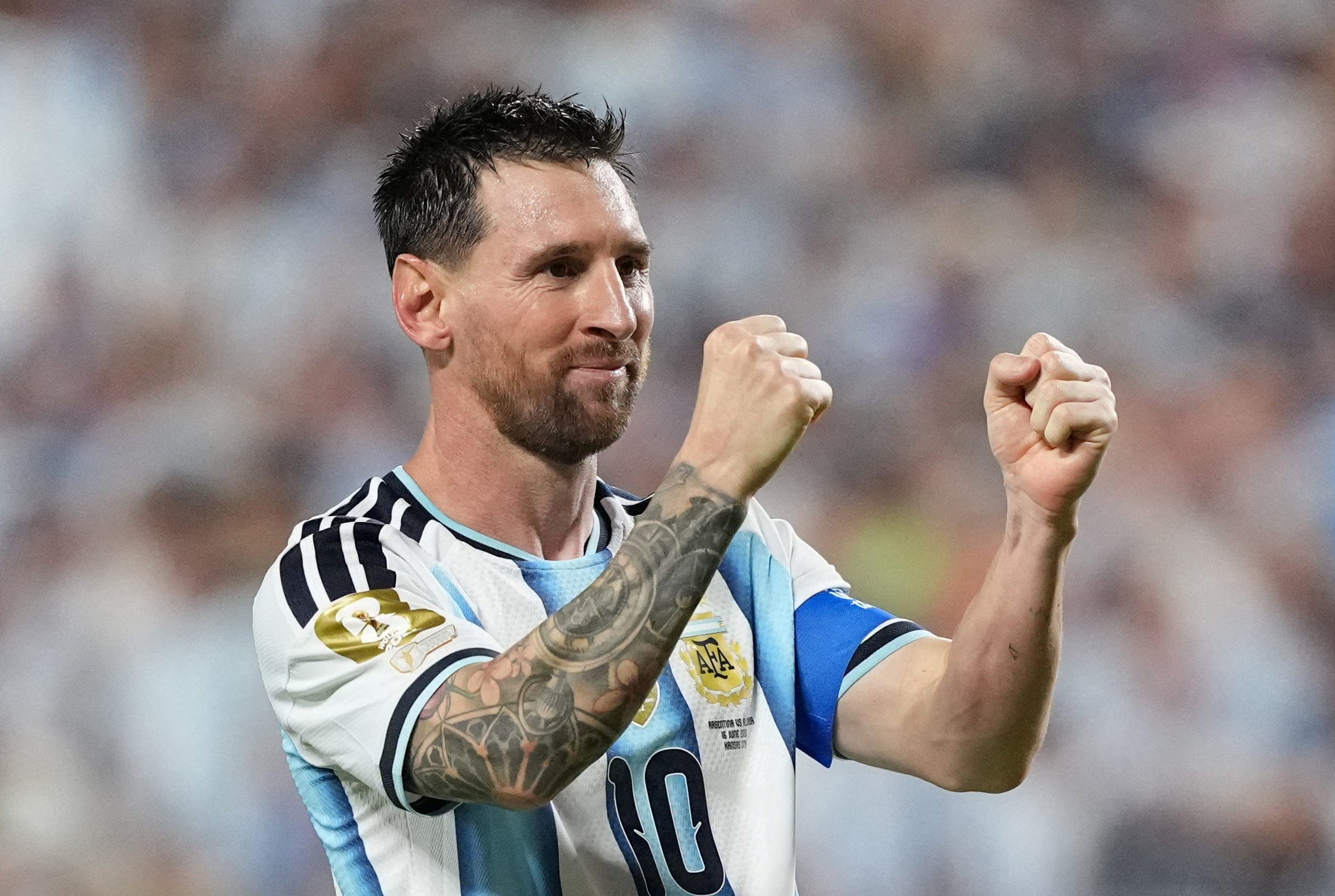Listen to calls of Lionel Messi's historic hat trick