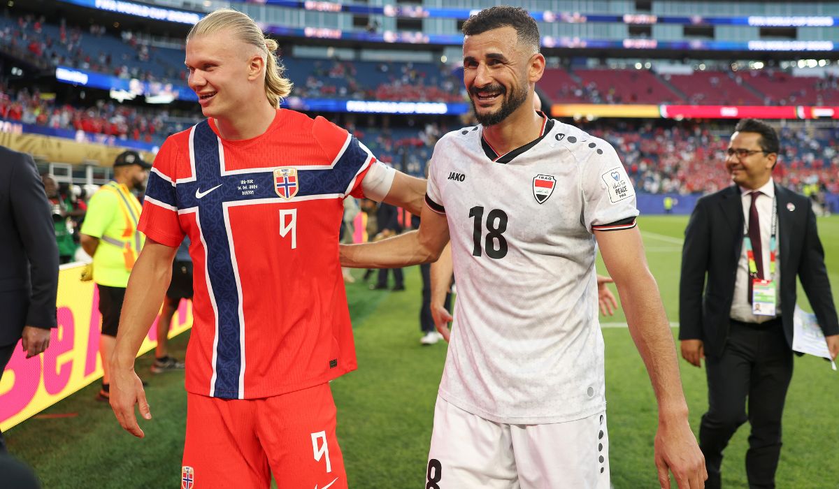 Iraq player who was questioned for 7 hours scores on World Cup debut