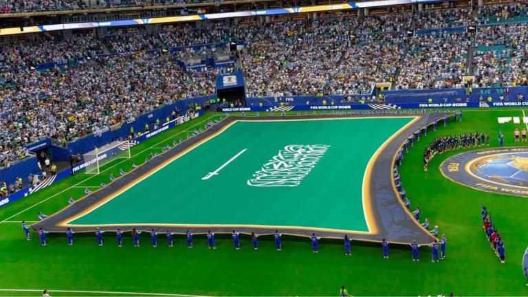Why Saudi’s flag will stay above the ground during pre-match ceremony ...