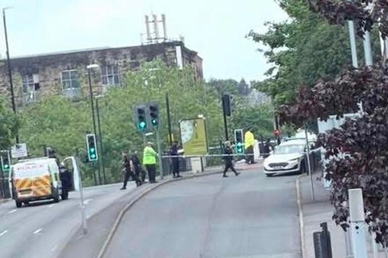 Major road in Rochdale closed with emergency services at the scene ...