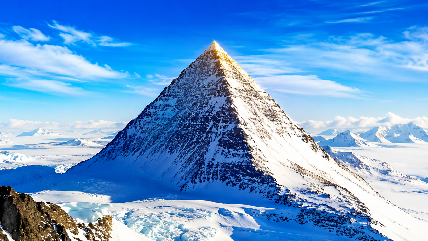 Antarctica’s “pyramid” is most likely a mountain shaped by erosion