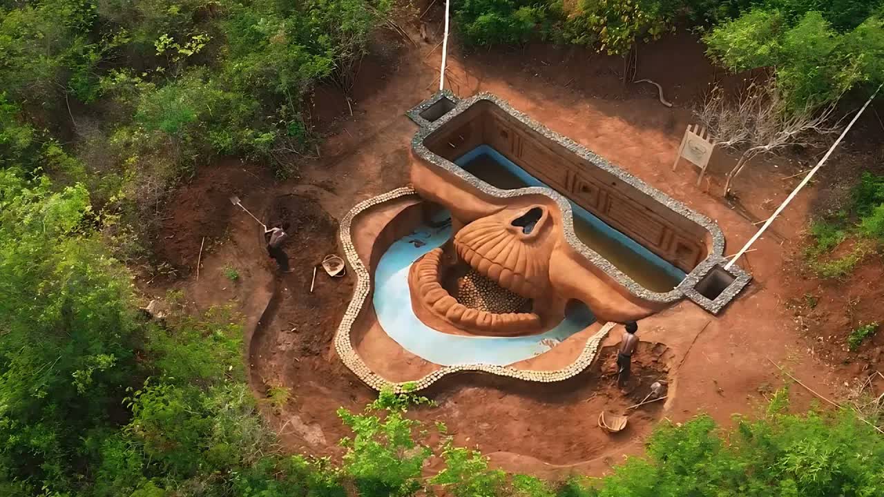 They built a haunted mansion in the forest while most adults still ...