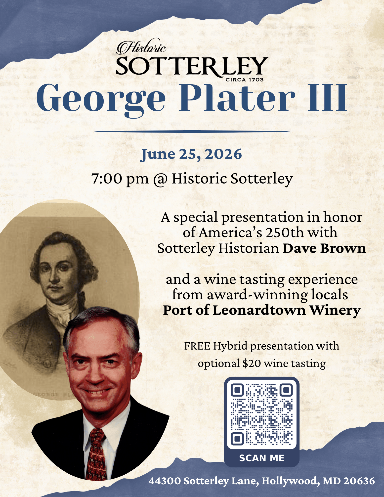 Historic Sotterley to host 250th anniversary program with wine tasting