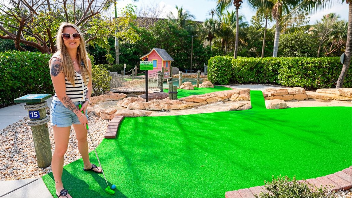 Playing Paradise Falls at Lighthouse Cove