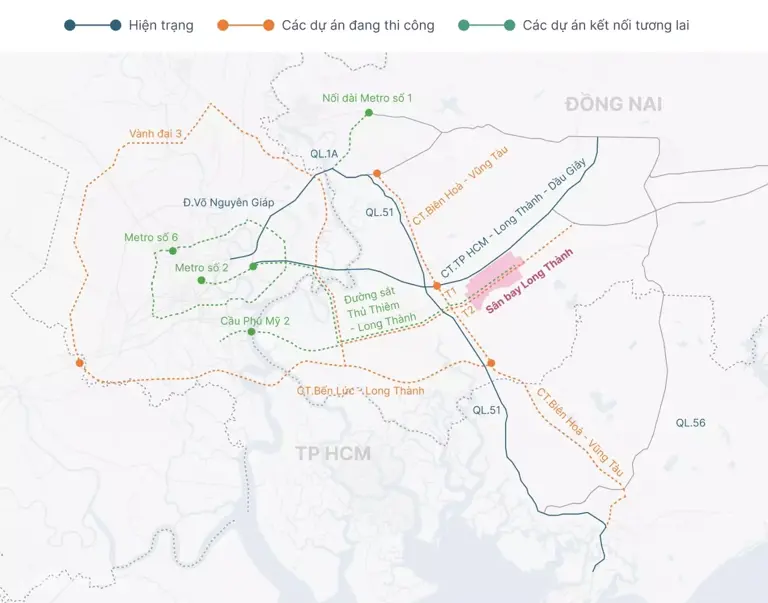 Kiến nghị mở rộng cao tốc Dầu Giây - Long Thành, Bến Lức - Long Thành
