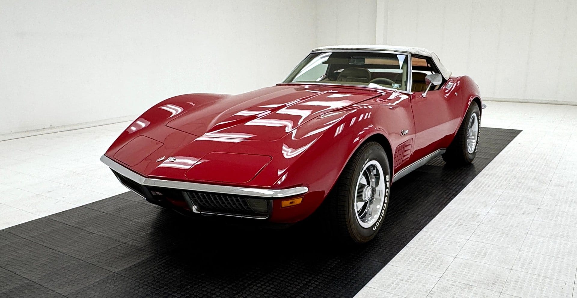 Cranberry red 1970 Corvette convertible is a drop-top project ready for TLC