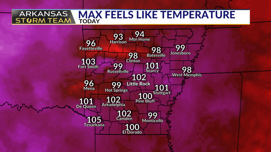 Arkansas Storm Team forecast: Hot & breezy, then increasing rain chances