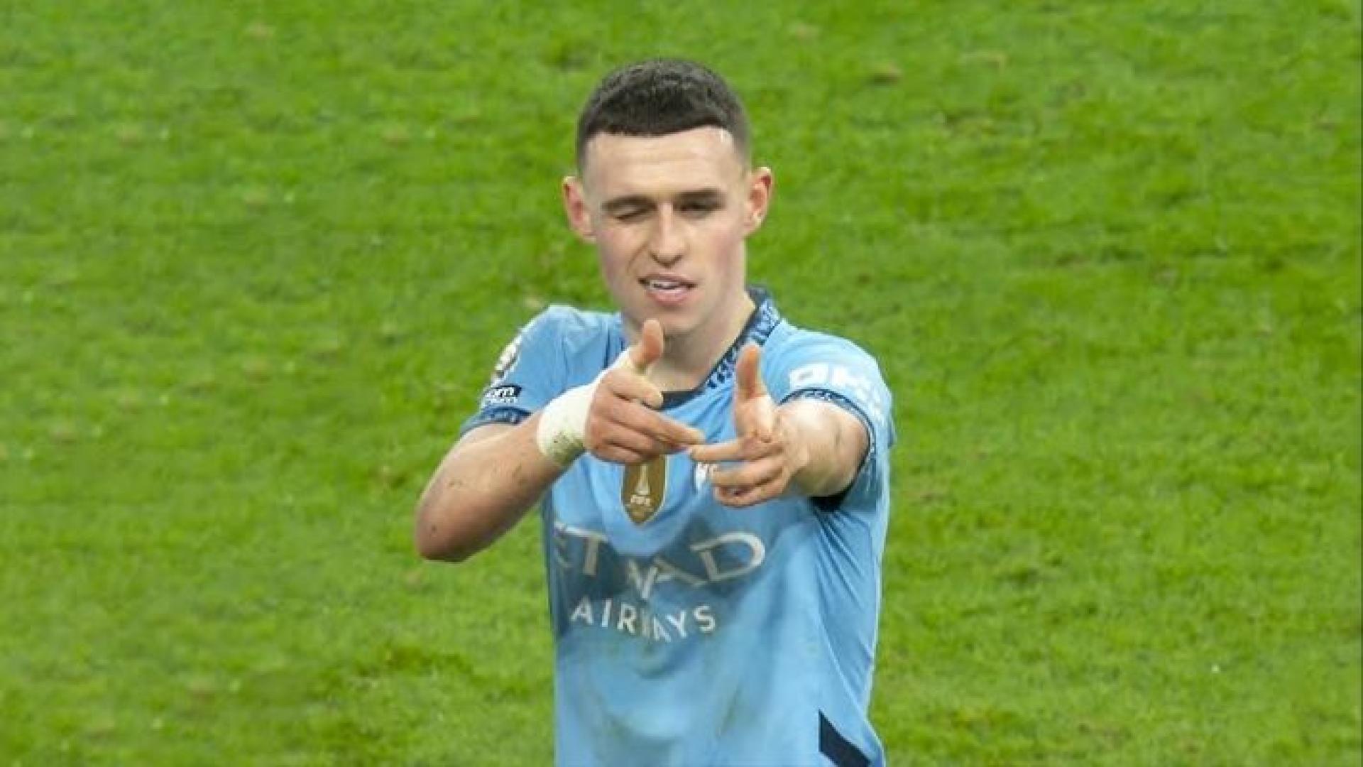 Phil Foden in awkward moment as partner intervenes after Lily Phillips ...