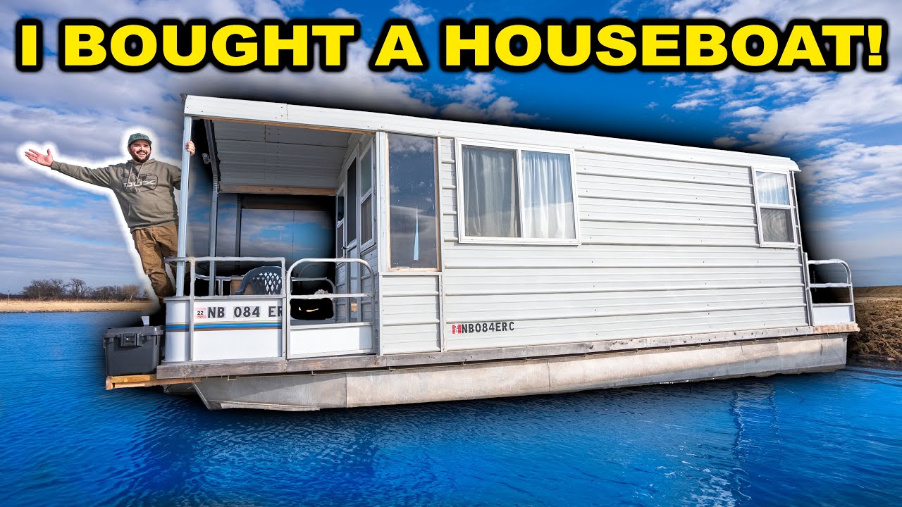 I bought a giant homemade houseboat