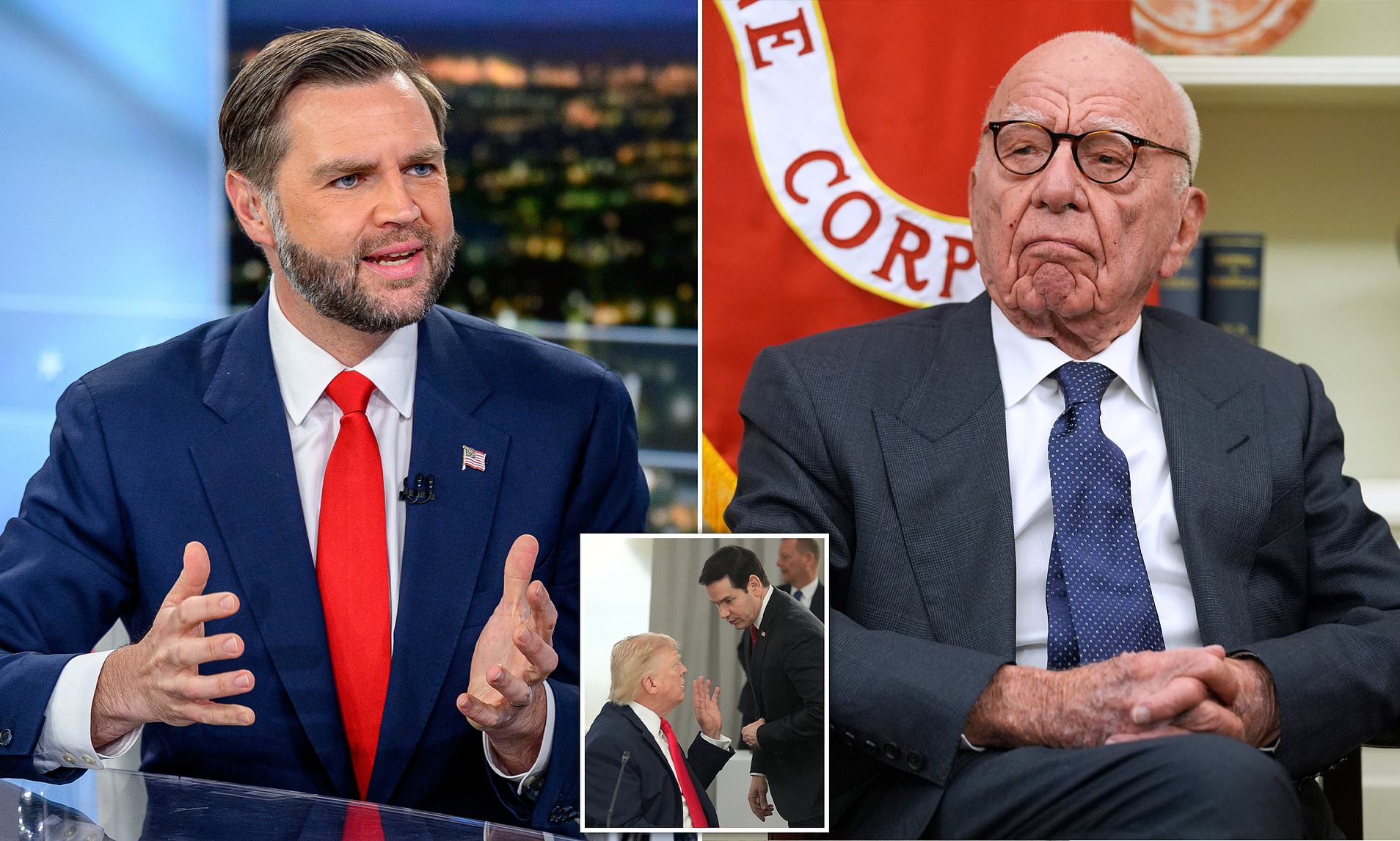 Trump forced JD Vance to listen to Rupert Murdoch deliver his chilly ...