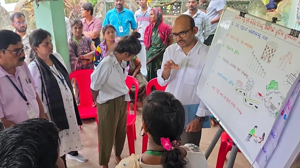 Green Climate Fund team reviews climate resilience project in Odisha